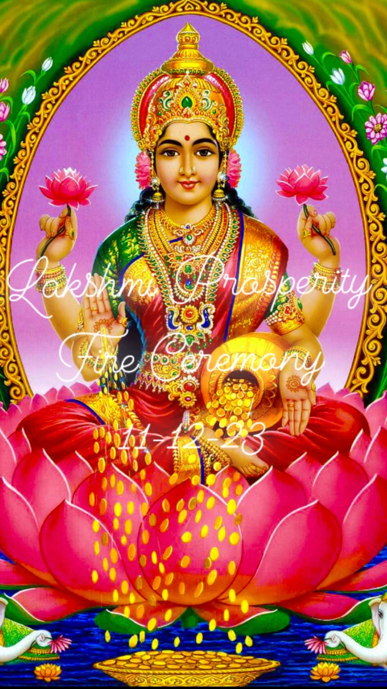 Lakshmi Prosperity Fire Ceremony Only 11-12 – Spiritualbathsbylagypsy