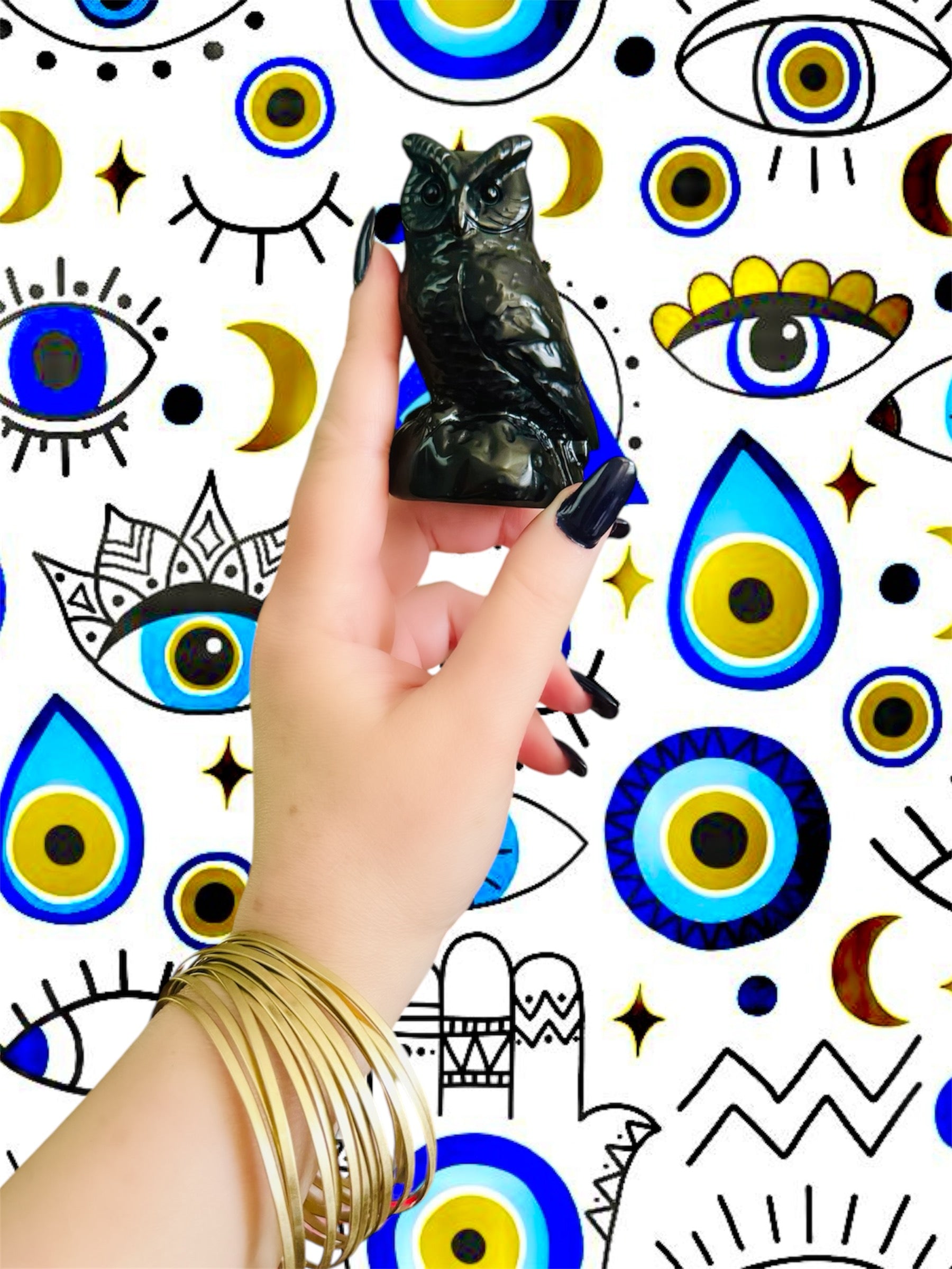 Black Obsidian Owl – Spiritualbathsbylagypsy