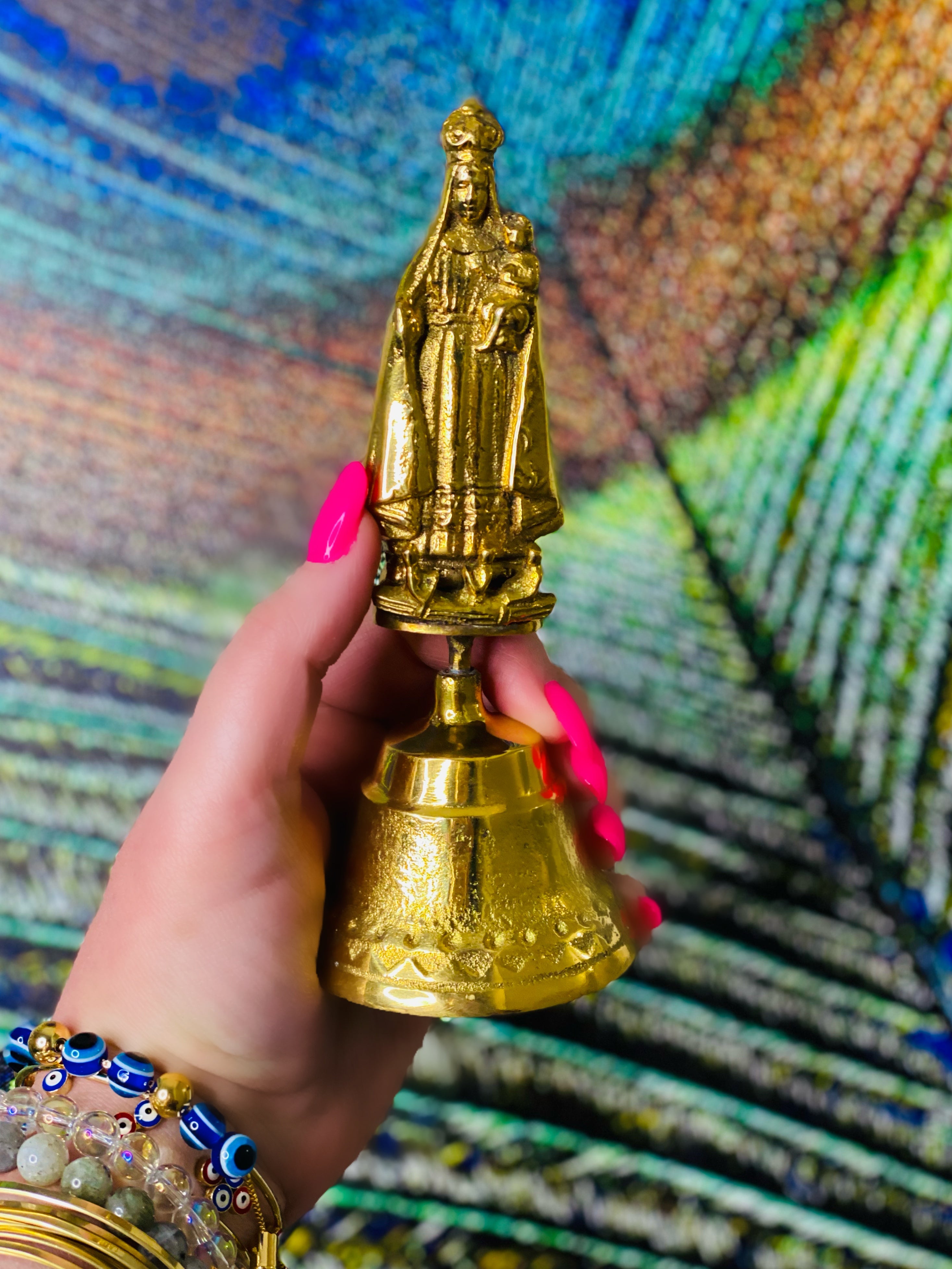 Oshun Caridad Del Cobre Brass Bell – Spiritualbathsbylagypsy